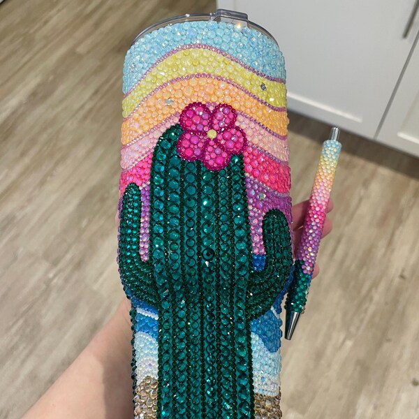 Desert Sunset Pen_rhinestone Template_ss10 Rhinestones_ Includes PDF ...