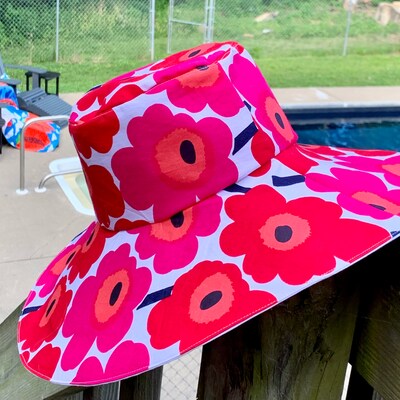 Womens Sun Hat Pattern. Spring Blooms Sunhat PDF Sewing Pattern ...