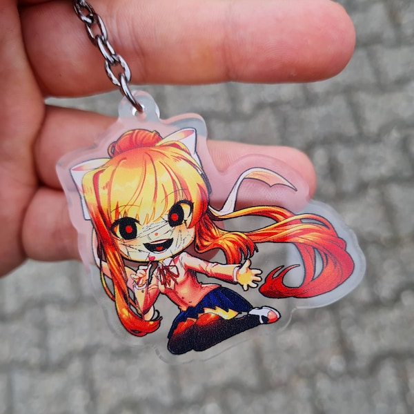Doki Doki Literature Club Charms DDLC Keychains Monika Charm Natsuki ...
