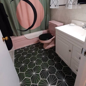 Hexagon Tokyo Tile Wall Stair Floor Self Adhesive Vinyl - Etsy