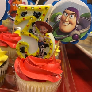 Handcrafted finding Nemo/dory or ANY Themed Birthday Candles Decorated ...