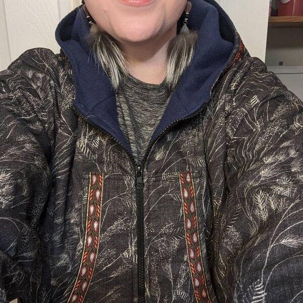 Black Sheer Kuspuk With Flower Trim Women Kuspuk - Etsy