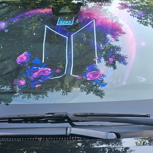 BTS BT21 Face Car Decals Die-cut Outdoor Stickers Great for Cars ...