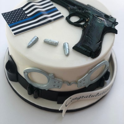 GUN MOLD, Gun & Bullets Chocolate Mold, Soap Mold, Hunter Theme Cake ...