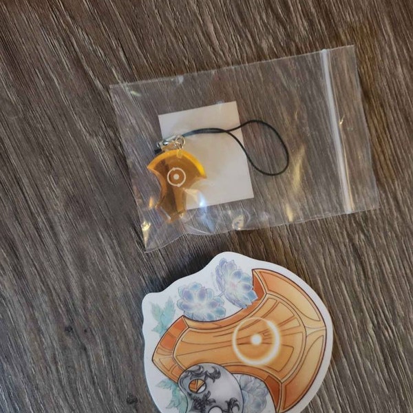 FFXIV Azem Charm Glow - Handmade Convocation Soul Crystal Keychain ...