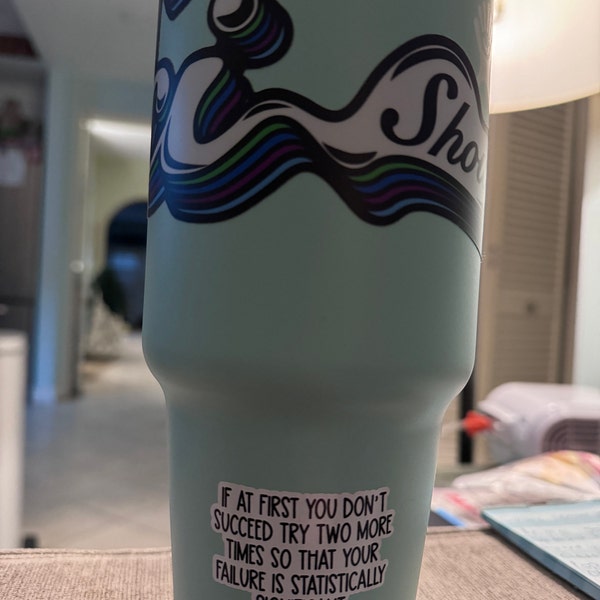 Funny Math Statistics Sticker, Math Laptop Stickers, Math Water Bottle ...