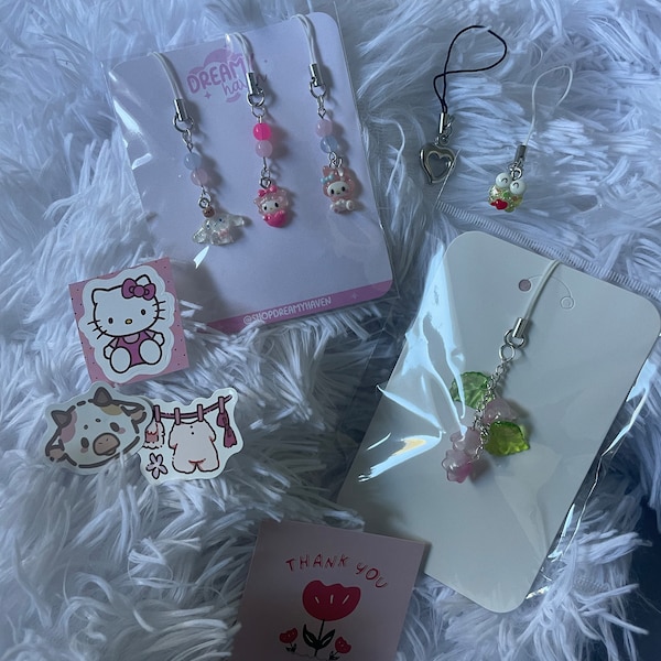 Lily of the Valley Phone Charm | Bag Charm, Keychain | Floral ...