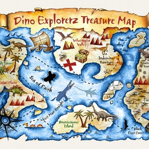 Customized Treasure Map - Etsy Canada
