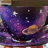 Galaxy Tea Cup and Saucer Set, Astrology Celestial Gift Starry Night ...