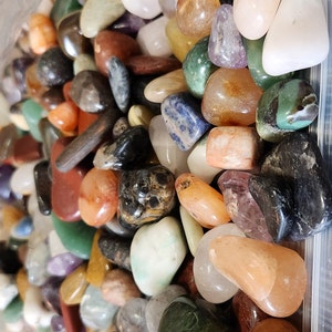 Assorted Mix Tumbled Stones: SMALL, MEDIUM or LARGE Sizes Wholesale ...