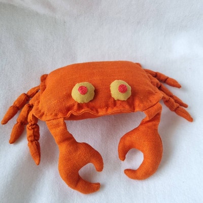 Crab Sea Life Creature Soft Stuffed Toy Sewing PDF Pattern and Tutorial ...