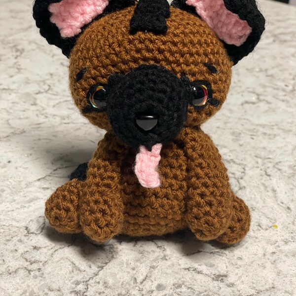 PATTERN: Gunther the German Shepherd - Crochet German Shepherd Pattern ...