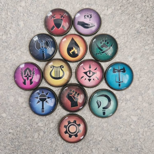 Dungeons and Dragons D&D 5E Compatible Premium Brass Backed Class ...