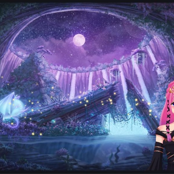 Custom Chibi Cute Animated Vtuber Logo for Your Vtuber, Animated Logo ...