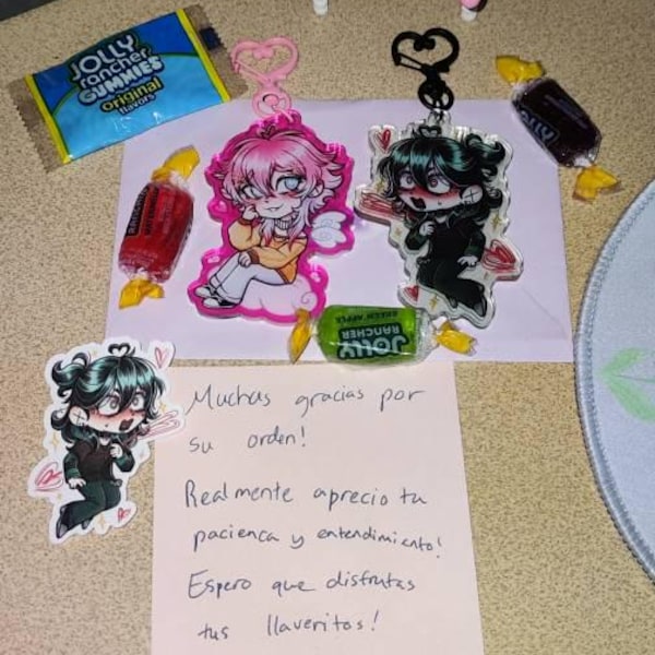 PREORDER TKATB Sol and Crowe Acrylic Phone Charms - Etsy