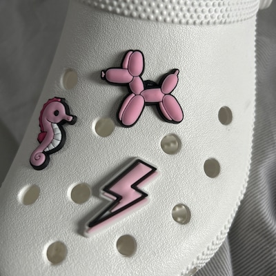 Blue Croc Charms 30 Charm Signs Symbols Phrases Pin Badge Sign Crab ...