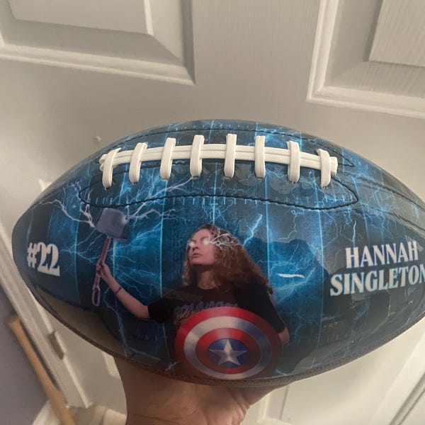 Custom Made Football - Football Player Gift, Football Coach Gift ...