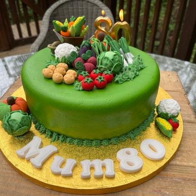 Vegetables Fondant Cake Toppers - Etsy UK