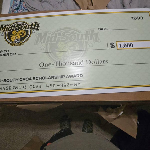 Custom Giant Check Prop, Charity Event, Social Media Photo Prop - Etsy