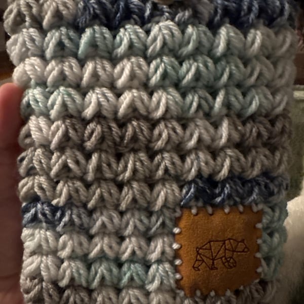 CUP MUG COASTER W Scalloped Edge / Boho Cotton Cup Coaster / Mug Rug ...