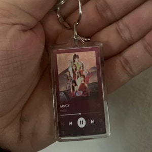 Spotify Song Plaque Keychain Custom Key Chain Add Charm - Etsy