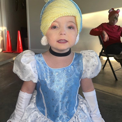 Cinderella Wig Hat,cinderella Wig Crochet Hat,disney Princess Crochet ...