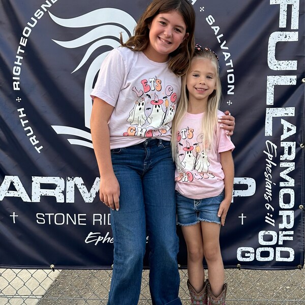 Let's Go Ghouls Halloween Shirt, Retro Halloween T-shirt, Kids ...