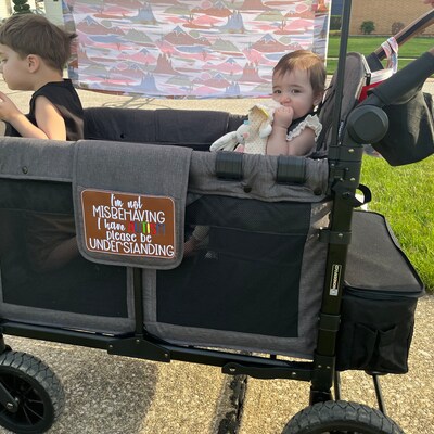 Custom Wonderfold & Keenz Leather Wagon Patches: I'm Not - Etsy