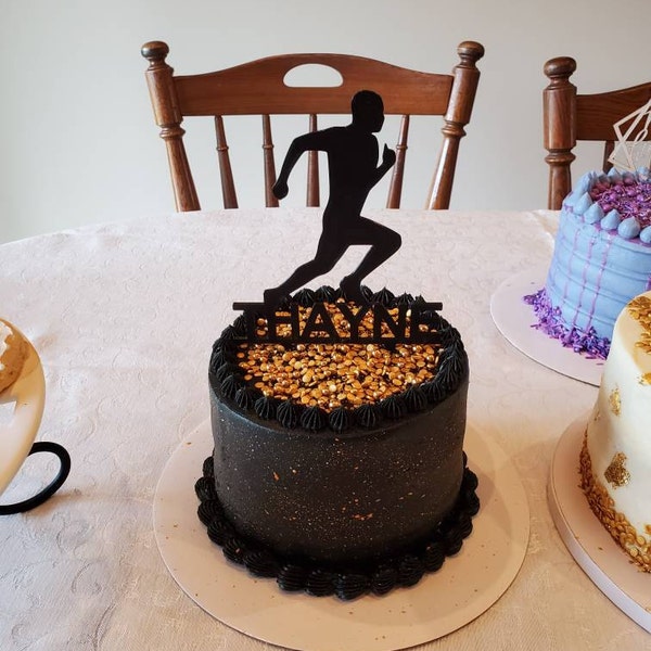 Customizable Runner Cake Topper - Etsy