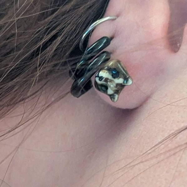 Rat Ceramic Animal Ring | Rat Porcelain Ring for Animal Lover ...