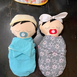 Swaddle Baby Rag Doll Pattern and Tutorial - Etsy