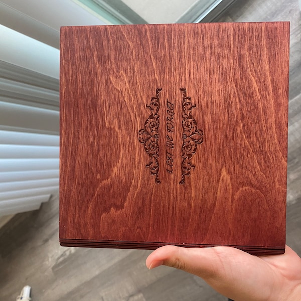 Wooden Photo Box 4x6(15x10) Wedding Box With USB 3.0 | Personalized Box ...
