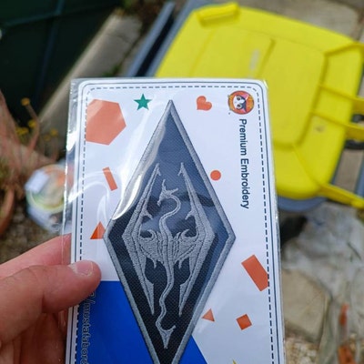 DND Embroidered Patch Role RPG Dice Limited Edition Iron On/hook & Loop ...