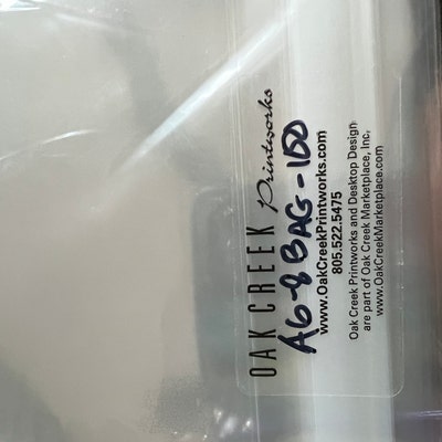 A2 Clear Plastic Greeting Card Boxes set of 25, 4-1/2 X 5-7/8, Choice ...