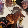 Acrylic Fighting Felines / Battle Cats Double-sided Charm Keychain - Etsy