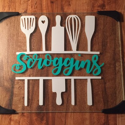 Split Kitchen Utensils SVG & PNG Instant Download - Etsy