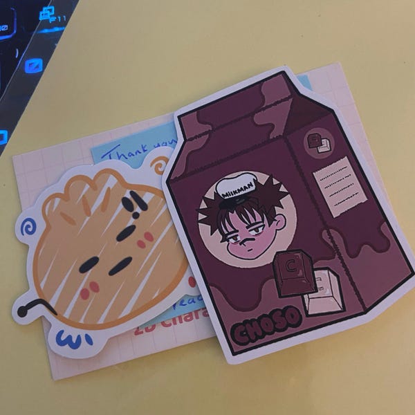 Choso Chocolate Milkshake Print and 2.5" Sticker | Jujutsu Kaisen Art ...