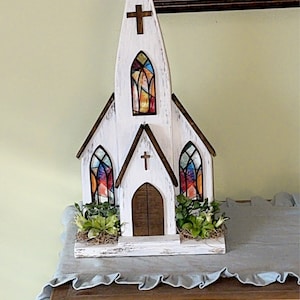 Wood Handcrafted Churches - Etsy