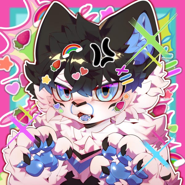 Custom Fursona Profile Picture Commission, Furry Art Commission, Animal ...