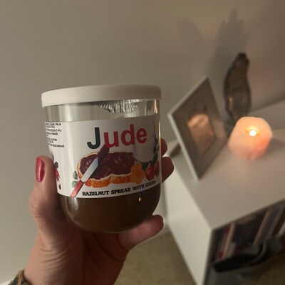 CHRISTMAS PERSONALIZED NUTELLA Labels Personalize With Name - Etsy UK