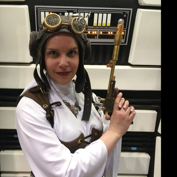 Aviator, Hat, Flight Cap, Tank Girl, Leather, Distressed, Steampunk ...