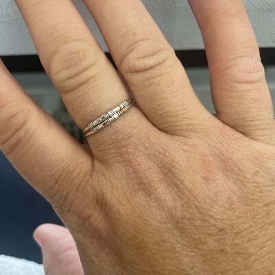 CUSTOM Morse Code Ring Personalized Morse Code Ring Any - Etsy