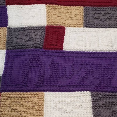 FOREVER Pattern for Crocheted Blanket. - Etsy