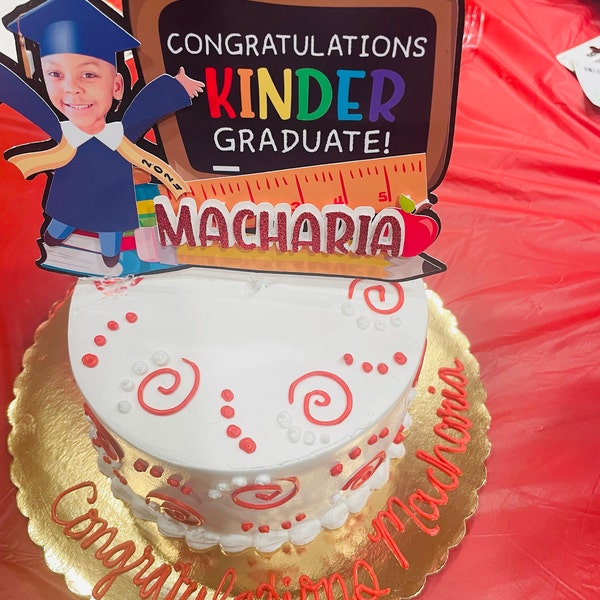Graduation Cake Topper,graduation Topper,kindergarten Cake Topper ...