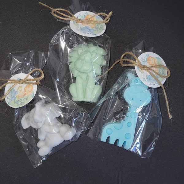 Lion and Leaf Soaps Safari Baby Shower Favors, Boy Girl Wild One 1st ...