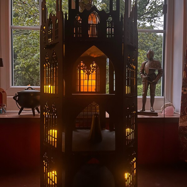 Gothic Display Shelves. READ DESCRIPTION Alternative Goth Death Decor ...