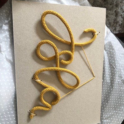 Knitted Wire Name Sign up to 10 Letters Personalised Knitted Word ...