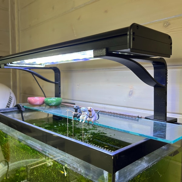 Hang-on-back Aquarium Light Riser | 2-8 Inch Height | Adjustable Height ...