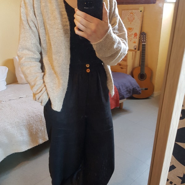 Alaska Cardigan, Oversized Cardigan, Chunky Wool Cardigan, Loose Fit ...