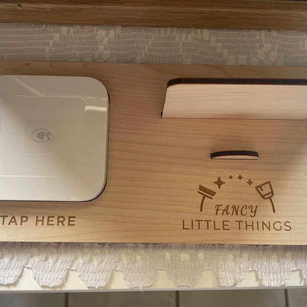 Square Reader Dock - Square Payment Sign - Laser Cut Business Card ...